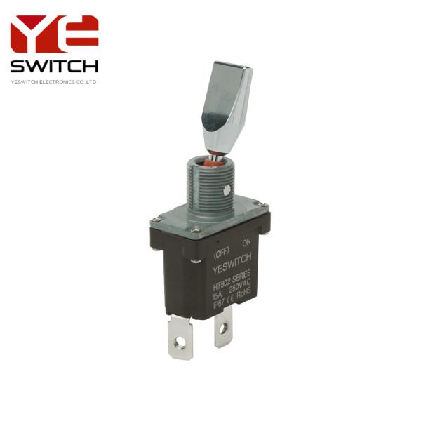 Quality (OFF)-ON Toggle Switch Flat metal Handle Outer Screw Terminal For Process for sale