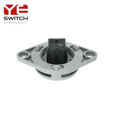 China 24VDC Seat Switch 94V - 2 Gray Irregular Bracket White Push Button Switch for sale