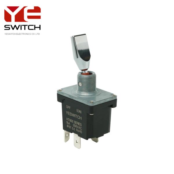 Quality Heavy-Duty Metal Toggle Switch Falt Metal Handle PC Teminal For Marine Equipment for sale