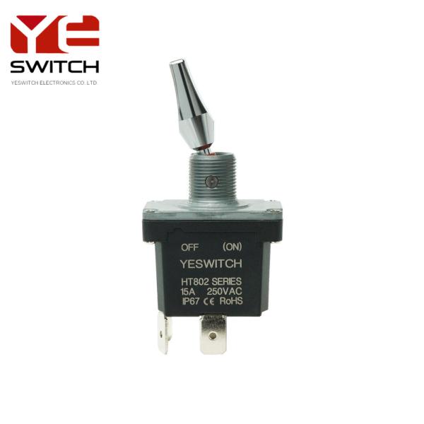 Quality Heavy-Duty Metal Toggle Switch Falt Metal Handle PC Teminal For Marine Equipment for sale