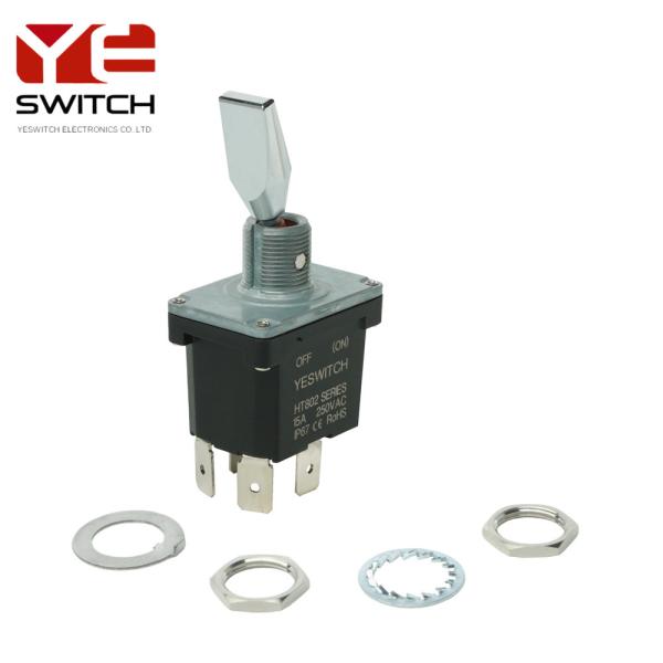 Quality Heavy-Duty Metal Toggle Switch Falt Metal Handle PC Teminal For Marine Equipment for sale