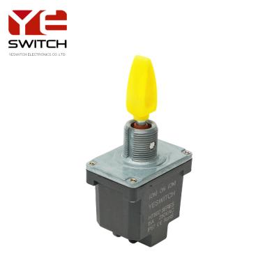 China (ON)-ON-(ON) DP3T Metal Toggle Switch With Handle Sets Screw Terminal for sale