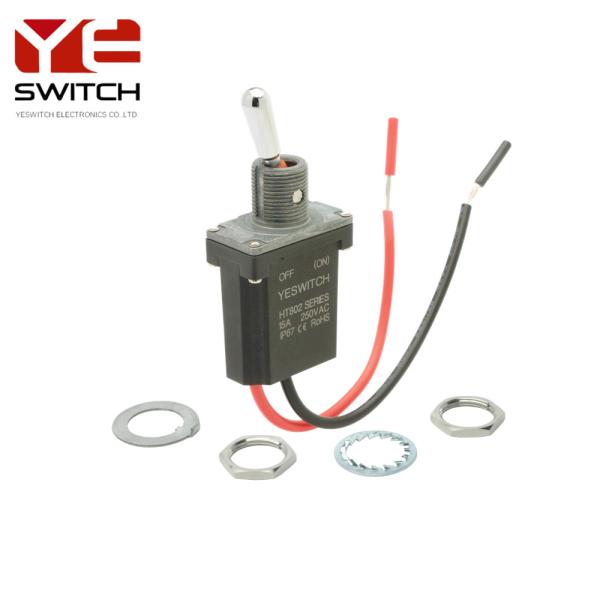 Quality Waterproof (OFF)-ON Metal Toggle Switch Rubber Terminal For Aerial Work for sale