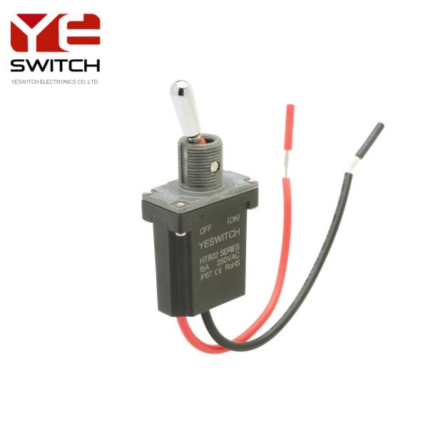 Quality Waterproof (OFF)-ON Metal Toggle Switch Rubber Terminal For Aerial Work for sale