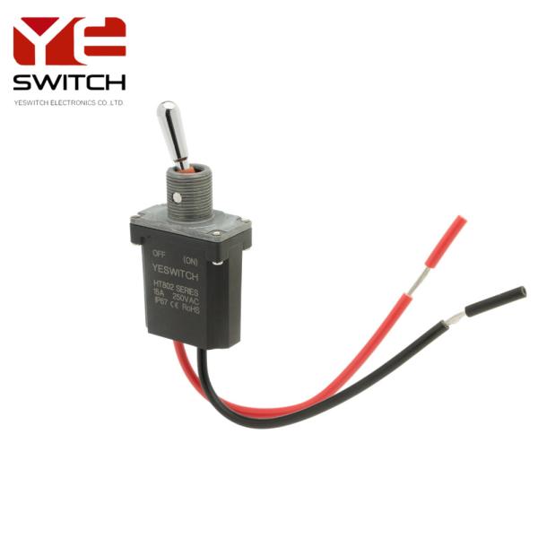 Quality Waterproof (OFF)-ON Metal Toggle Switch Rubber Terminal For Aerial Work for sale