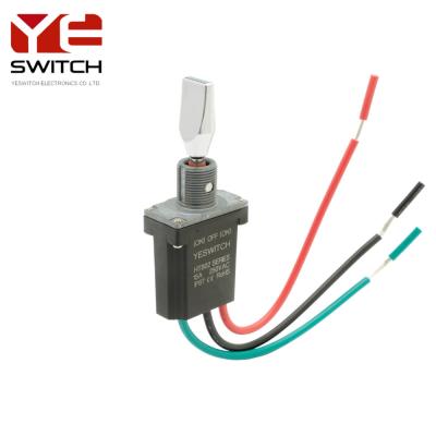 China High Current DPDT (ON)-OFF-(ON) Metal Toggle Switch For Industrial Applications for sale