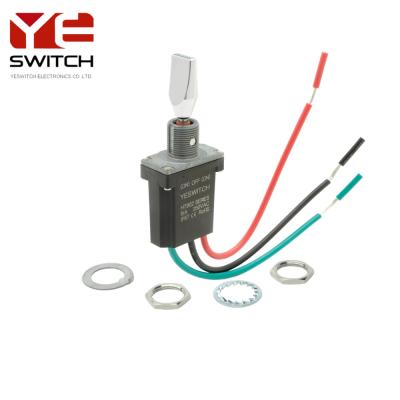 China High Current DPDT (ON)-OFF-(ON) Metal Toggle Switch For Industrial Applications for sale