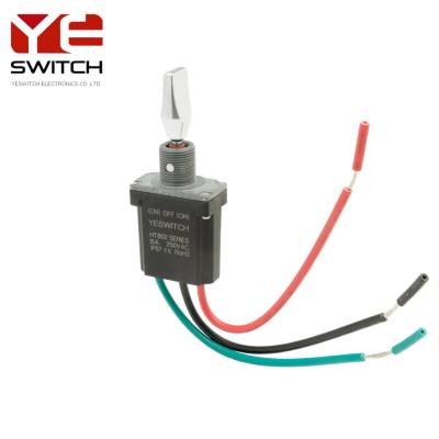 China High Current DPDT (ON)-OFF-(ON) Metal Toggle Switch For Industrial Applications for sale