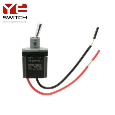 China Locking Handle Electrical On Off Switch Toggle Switch With Momentary Button for sale