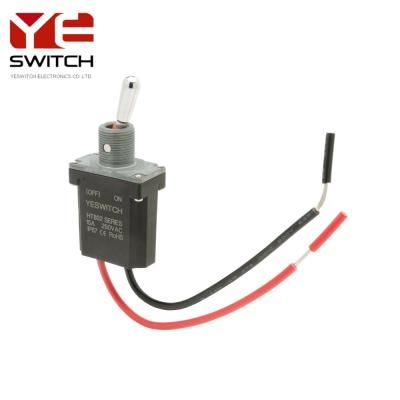 China Locking Handle Electrical On Off Switch Toggle Switch With Momentary Button for sale