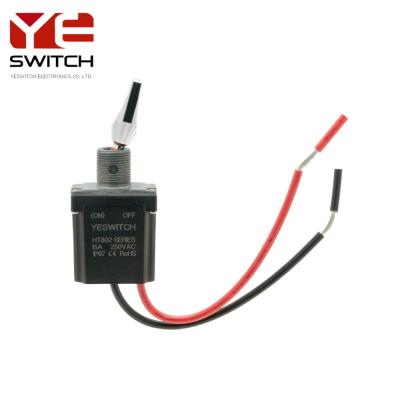 China ON OFF Wireless Momentary Switch Corrosion Resistant Toggle Switch With Push Button for sale