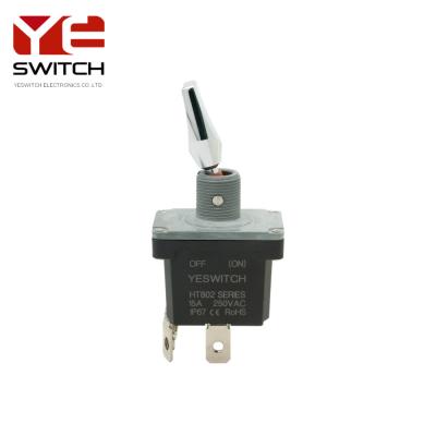 China Flat Handle Toggle Push Switch Wireless On Off Switch For High Altitude Work Platform for sale