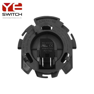 China 1900gf Round Momentary Push Button Switch Normal Close NC Push Button For Mower for sale