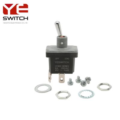 China UL94V 0 Automotive Switch 28VDC Metal Toggle Switch  Outer Screw Terminal For Cranes for sale
