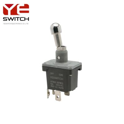 China 125VAC Momentary Industrial Toggle Switch Locking Handle Aluminum Toggle Switch for sale