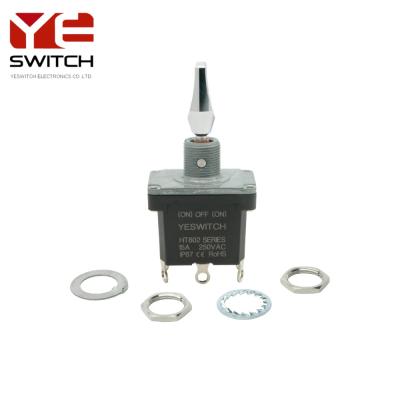 China Double Pole Momentary Contact Toggle Switch Industrial Push Button Electric for sale