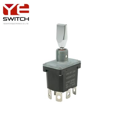 China Flat Handle Industrial Toggle Switch Loading Machine CE Waterproof Momentary Push Button Switch for sale