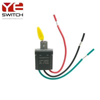 China IP68 Industrial Toggle Switch Three Wires Cranes Momentary Toggle Switch 12v for sale