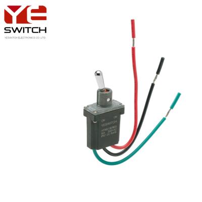 China UL94V-0 Rubber Terminal Industrial Toggle Switch On On Toggle Switch Nylon Housing for sale
