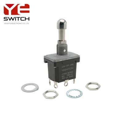 China Locking Handle Industrial Toggle Switc 250VAC H Waterproof Push Button For Aerial Work Platform for sale