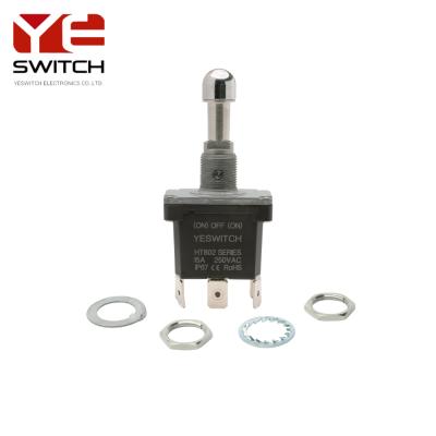 China ON ON ON Industrial Toggle Switch Metal 100000 Cycles With PC Terminal For Control Panels for sale