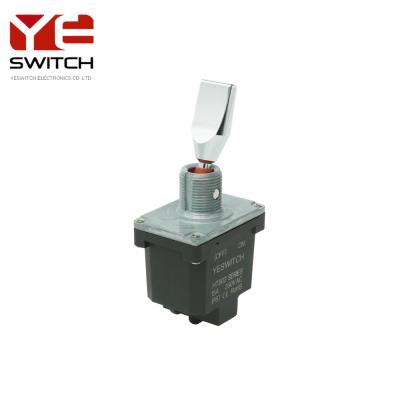 China Double Pole Industrial Metal Toggle Switch For Platform Control Box for sale