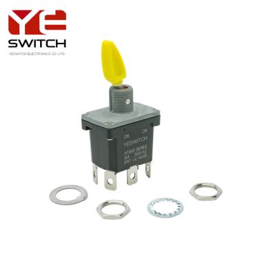 China High Current DPDT Metal Toggle Switch With PC Terminal For High-altitude Work Platform for sale