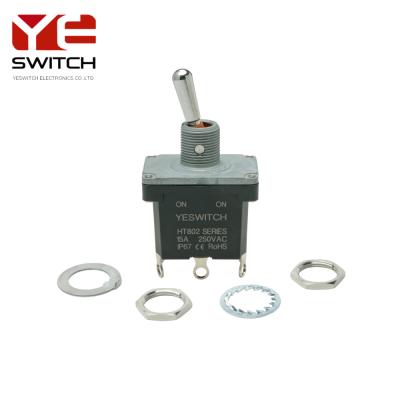 China Heavy Duty ON-ON DPDT Industrial Toggle Switch met soldeerterminal Te koop