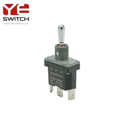 China Single Pole Industrial Toggle Switch With Metal Handle And Pc Terminal for sale