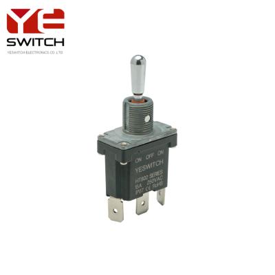 China Single Pole Industrial Toggle Switch With Metal Handle And Pc Terminal for sale