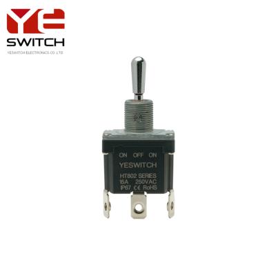 China High Current Metal Handle Industrial Toggle Switch With Outer Screw Terminal for sale