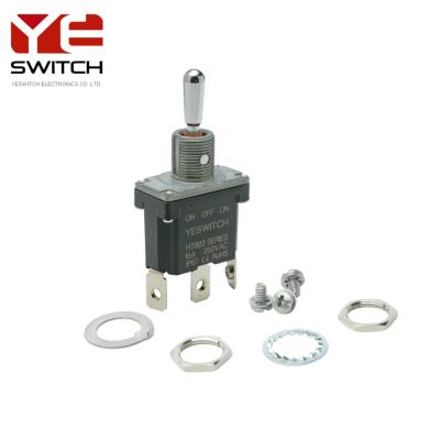 China High Current Metal Handle Industrial Toggle Switch With Outer Screw Terminal for sale