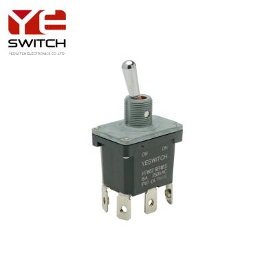 China ON-ON Industrial Metal Toggle Switch With Metal Handle For Fire Engine for sale