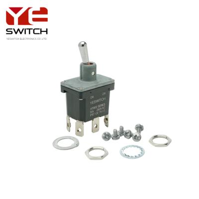 China ON-ON Industrial Metal Toggle Switch With Metal Handle For Fire Engine for sale