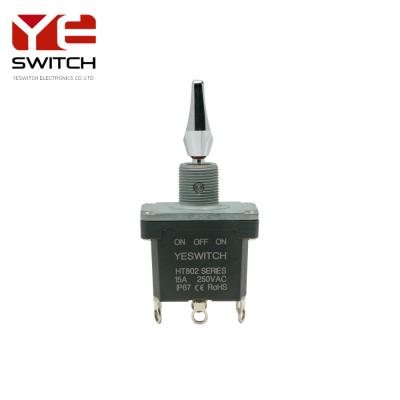 China High Current Industrial Metal Toggle Switch With Solder Terminal for sale
