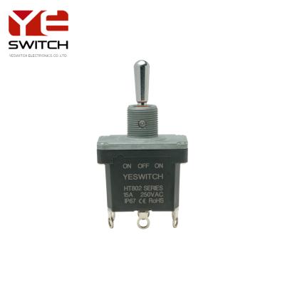 China Waterproof Ip68 Industrial Toggle Switch With Metal Handle For Excavator for sale