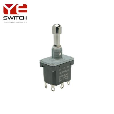 China Momentary Industrial Metal Toggle Switch With Locking Handle For Excavator for sale