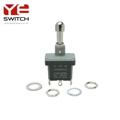 China Momentary Industrial Metal Toggle Switch With Locking Handle For Excavator for sale