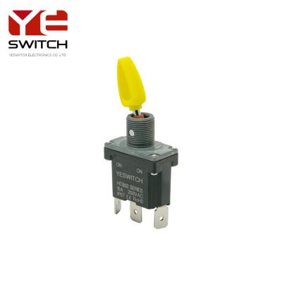 China Single Pole On-on Industrial Metal Toggle Switch With PC Terminal For Aerial Work Platform for sale