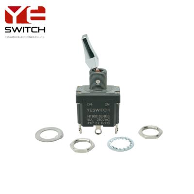Cina Certificato Rohs Industrial Metal Toggle Switch Lega di rame con terminale di saldatura in vendita