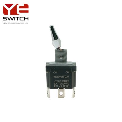 中国 5A 28V スチール製工業用金属トグルスイッチ ON-ON CEおよびUL認証付き 販売のため