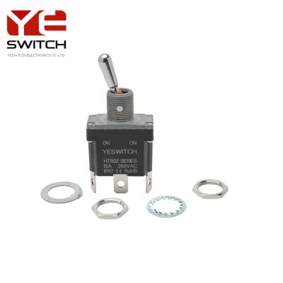 中国 高所作業プラットフォーム用ULおよびCE認証付きヘビーデューティ15A 28Vトグルスイッチ 販売のため