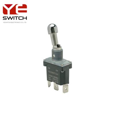 中国 トーグリングスイッチ SPST 3ピン 15A 28VDC 高空作業プラットフォームのためのPC端末 販売のため