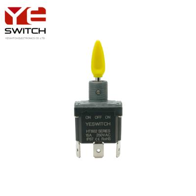 中国 15A 125V ON-OFF-ON 産業用タグリングスイッチ PC端末付き3つの位置 販売のため