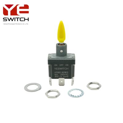 中国 15A 125V ON-OFF-ON 産業用タグリングスイッチ PC端末付き3つの位置 販売のため