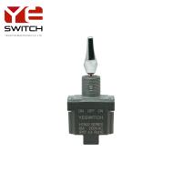 China Flat Metal Handle Toggle Switch With CE And UL Certification For Industrial Application for sale