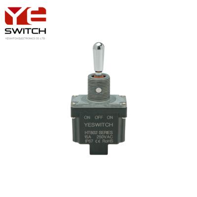 中国 HT802シリーズ メタルタグリングスイッチ 15A 125/250V 重用機械用 販売のため