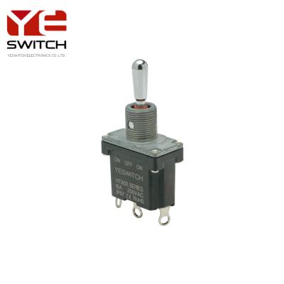 Cina Interruttore di scambio metallico a polo singolo ON-OFF-ON con terminale di saldatura in vendita