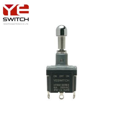 China Interruptor metálico basculante ON-OFF-ON de 15A 125/250VAC para máquinas pesadas à venda