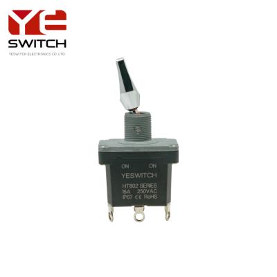 China Interruptor metálico industrial com classificação IP68 com terminal de solda para equipamentos pesados à venda